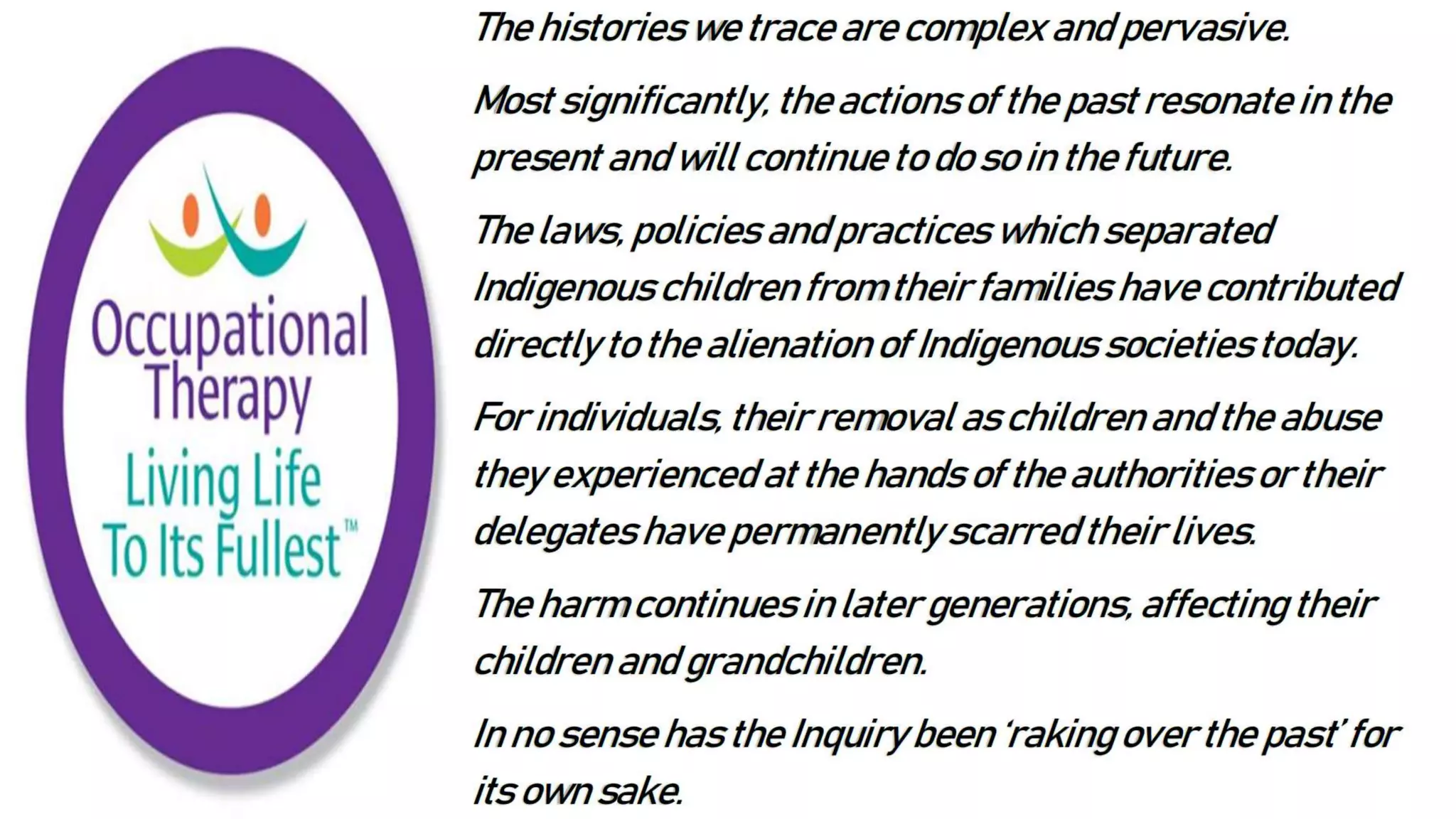 Aboriginal People Equality, Equity and the Reconciliation Plan of ...