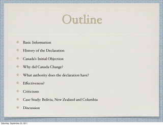 UN Declaration of the Rights of Indigenous Peoples | PDF