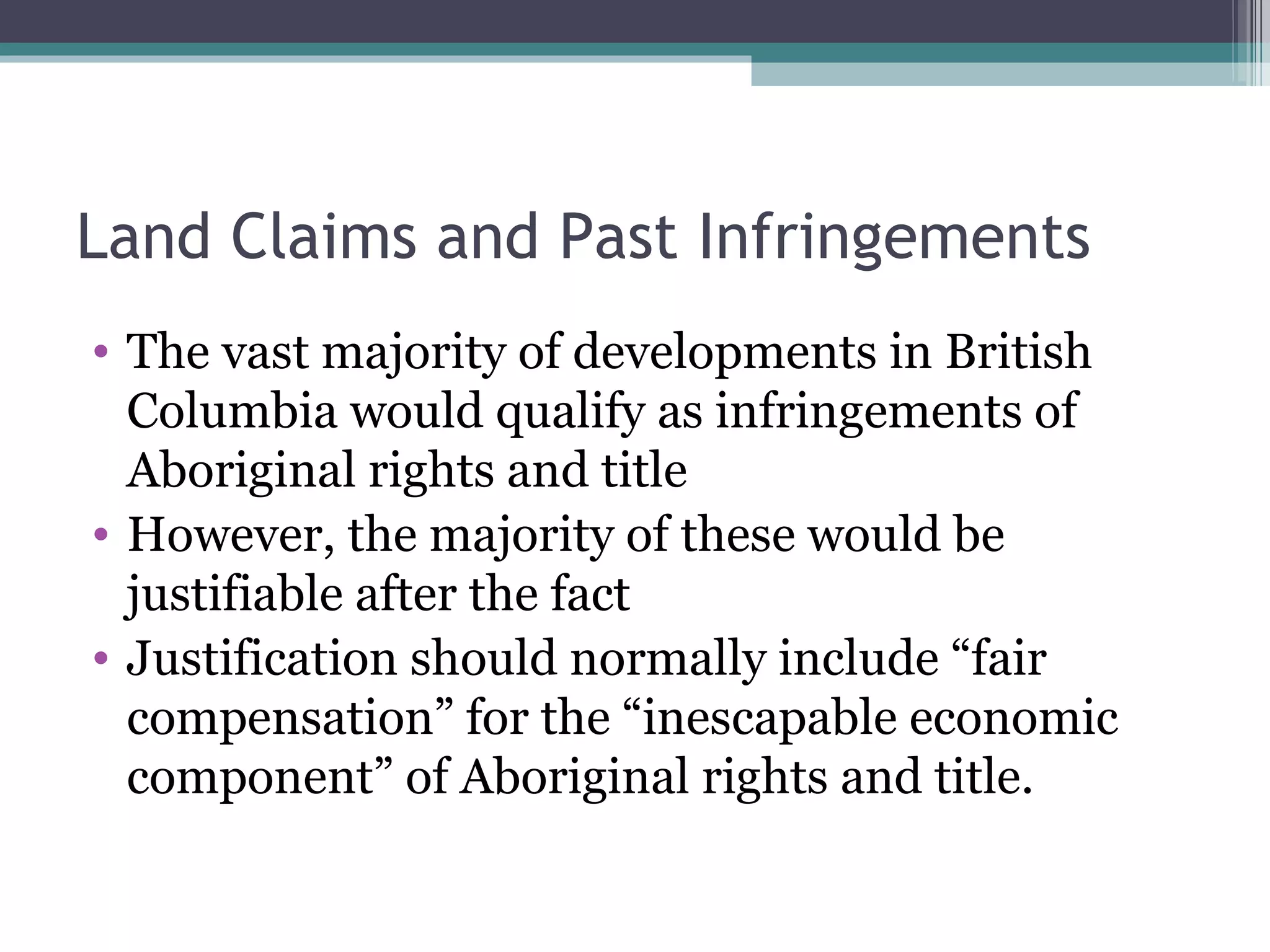 Aboriginal Rights to Treaty Rights | PPT