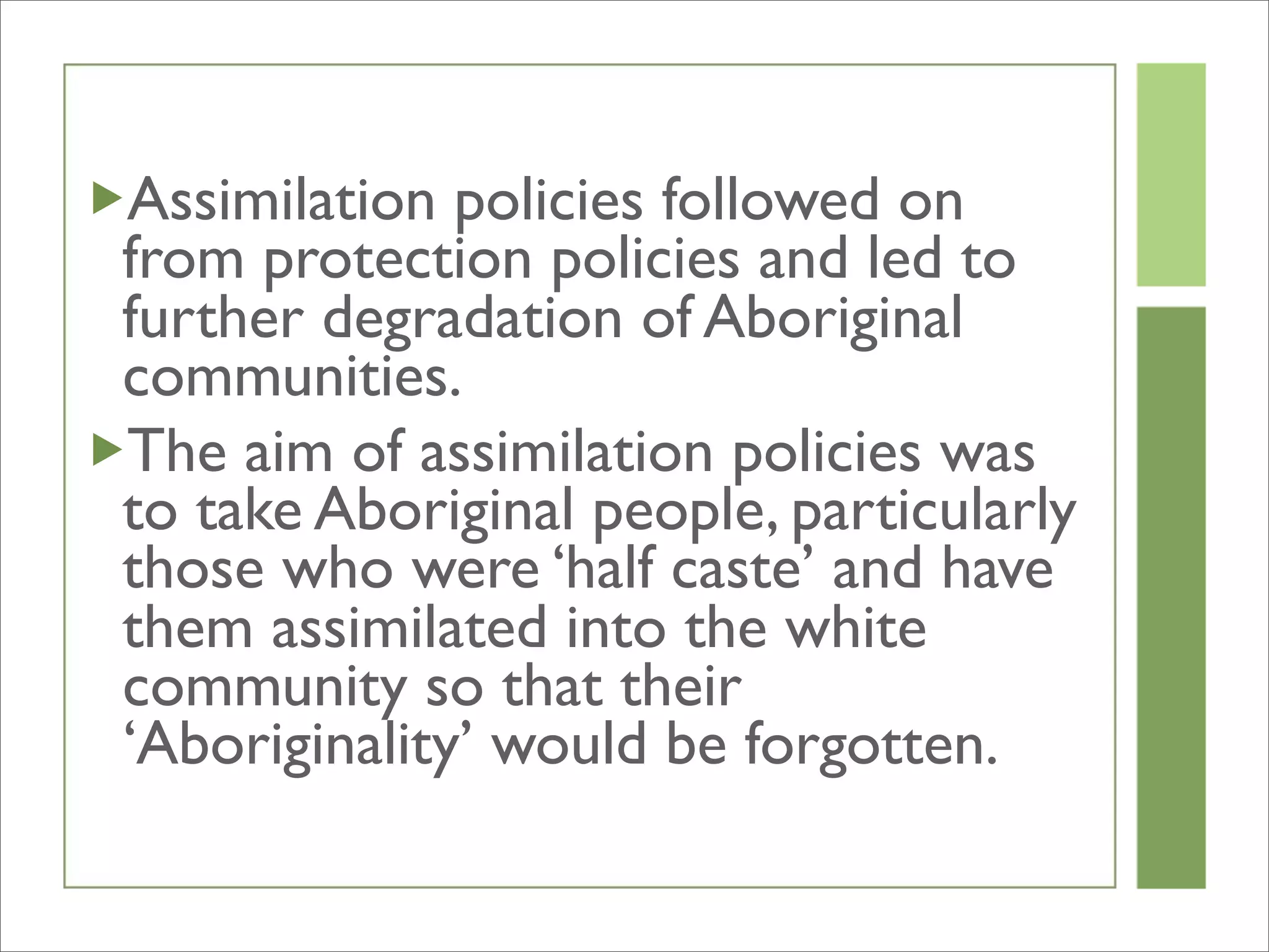 Aboriginal section post 1945 | PDF