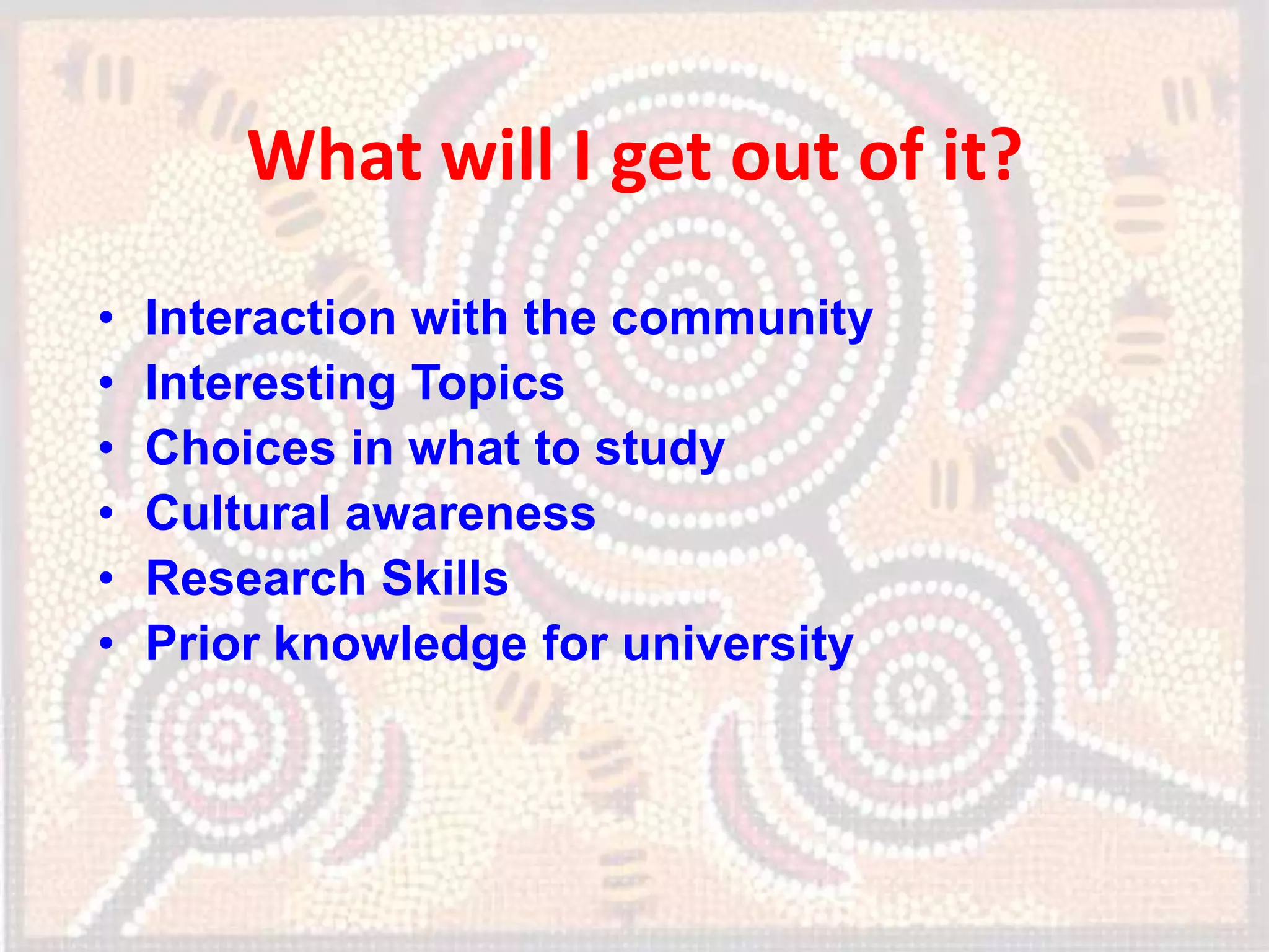 Aboriginal studies | PPT
