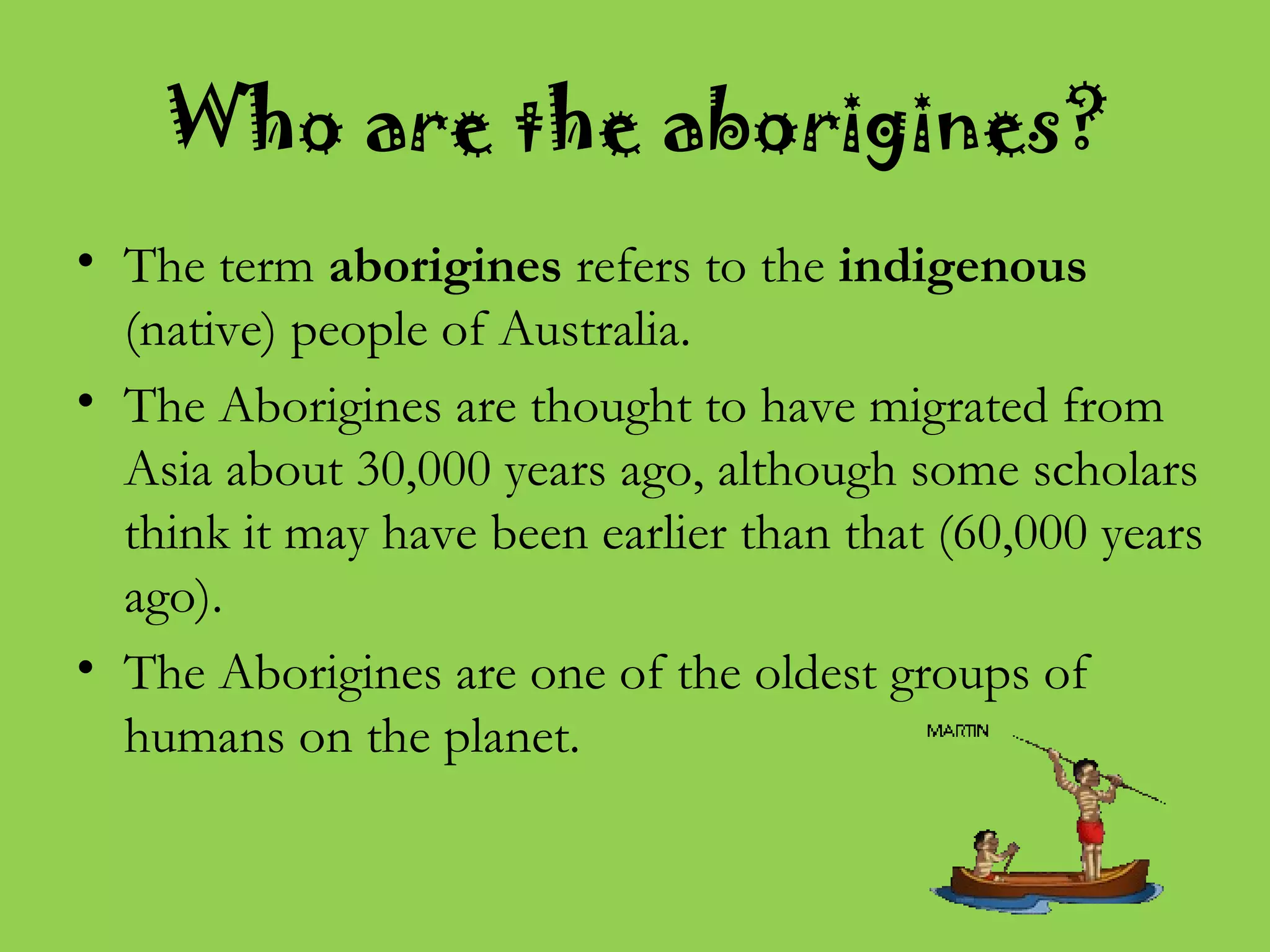 Aborigines of australia | PPT