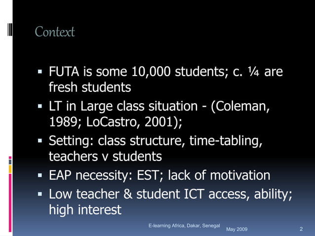 Aborisade creating innovative learning spaces | PPT