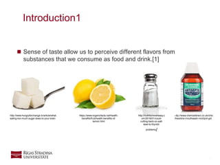 TASTE DISORDERS AFTER TONSILLECTOMY | PPT