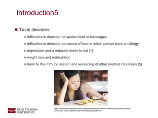 TASTE DISORDERS AFTER TONSILLECTOMY | PPT