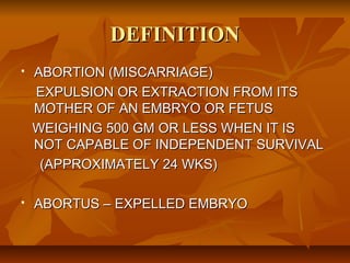 Abortion | PPT