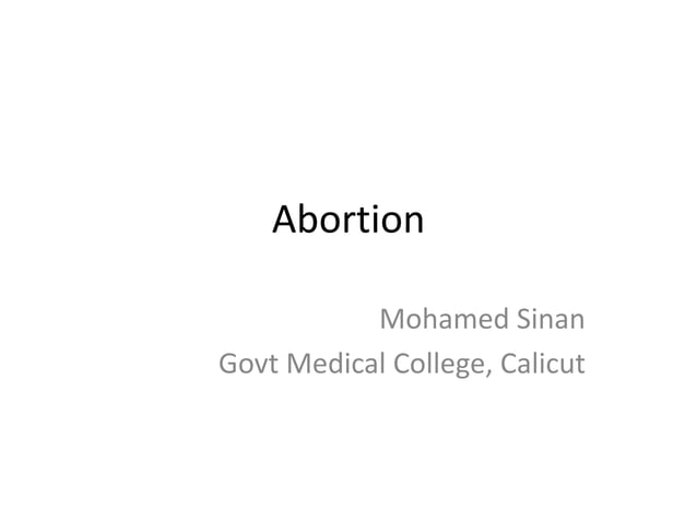 Abortion | PPTX