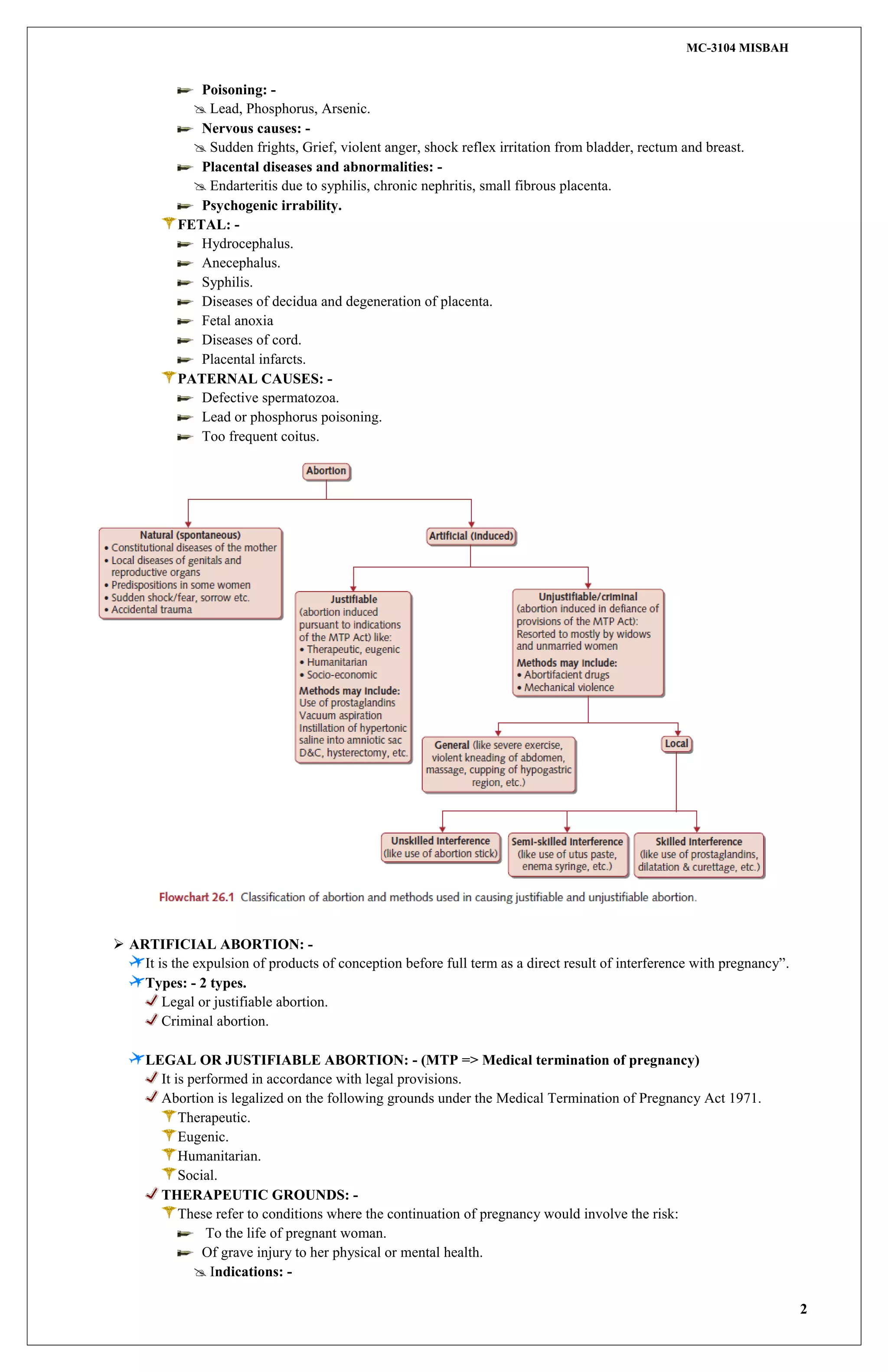 Abortion: Definition, Classification, Types, Laws, Methods of Abortion ...