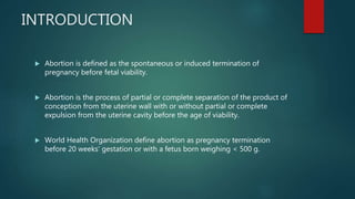 Abortion | PPTX