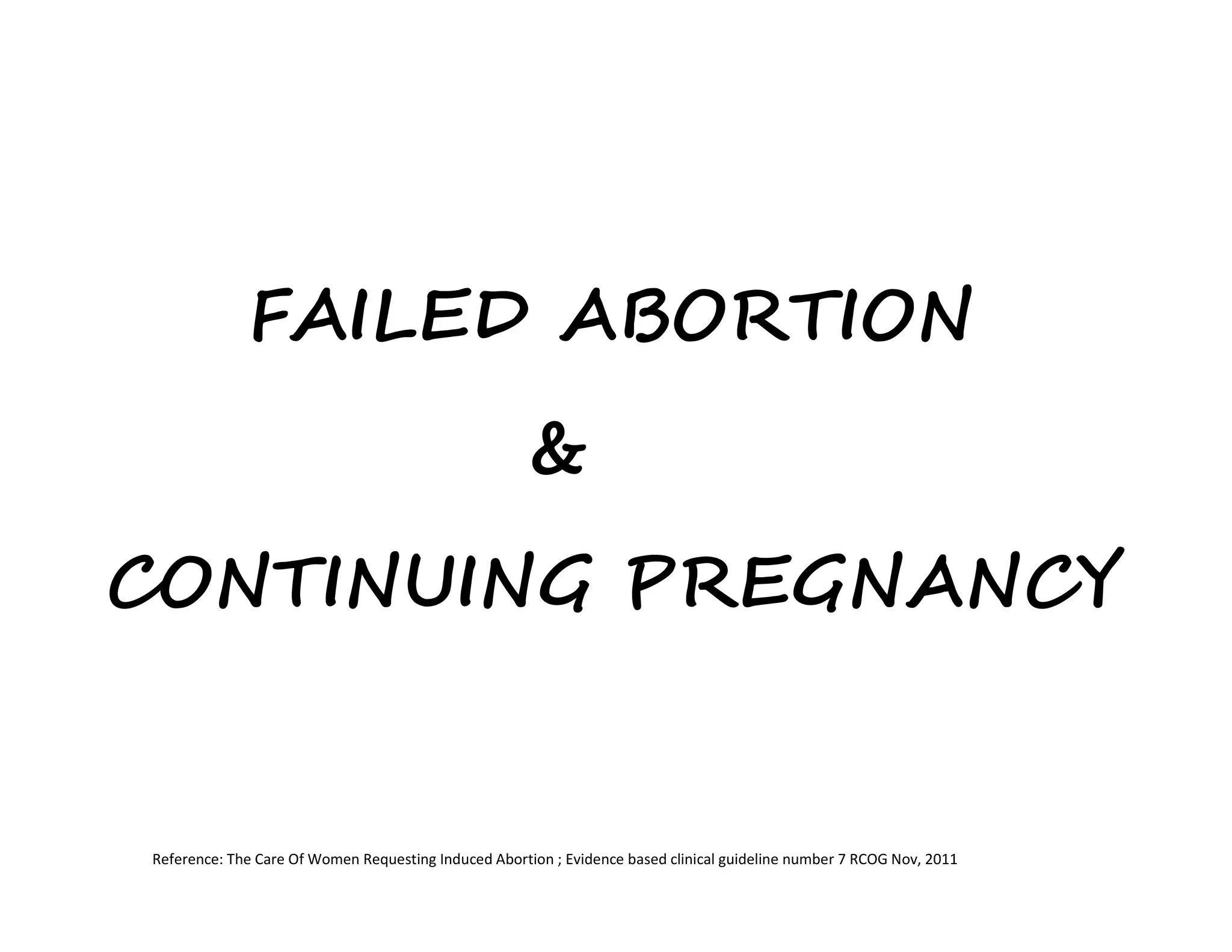 Abortion Complications | PDF