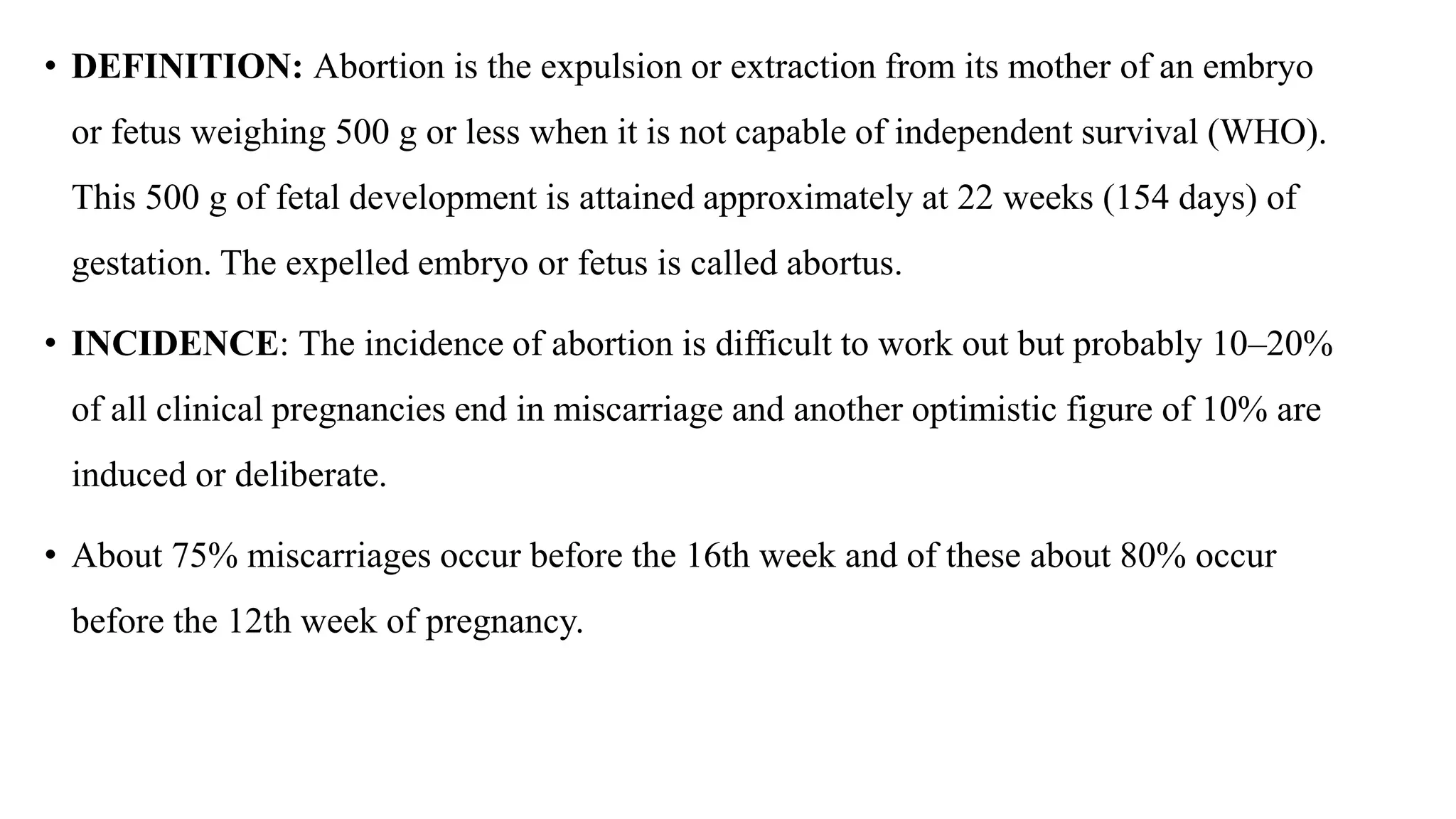 PATHOPHYSIOLOGY OF ABORTION PDF. NET PRESENTATION | PPTX