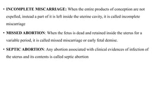 PATHOPHYSIOLOGY OF ABORTION PDF. NET PRESENTATION | PPTX