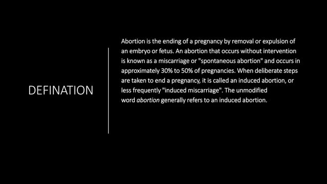 abortion presentation sex education awareness | PPTX | Pregnancy ...