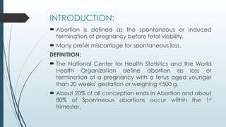 procedure of a safe abortion and its advantage | PPTX