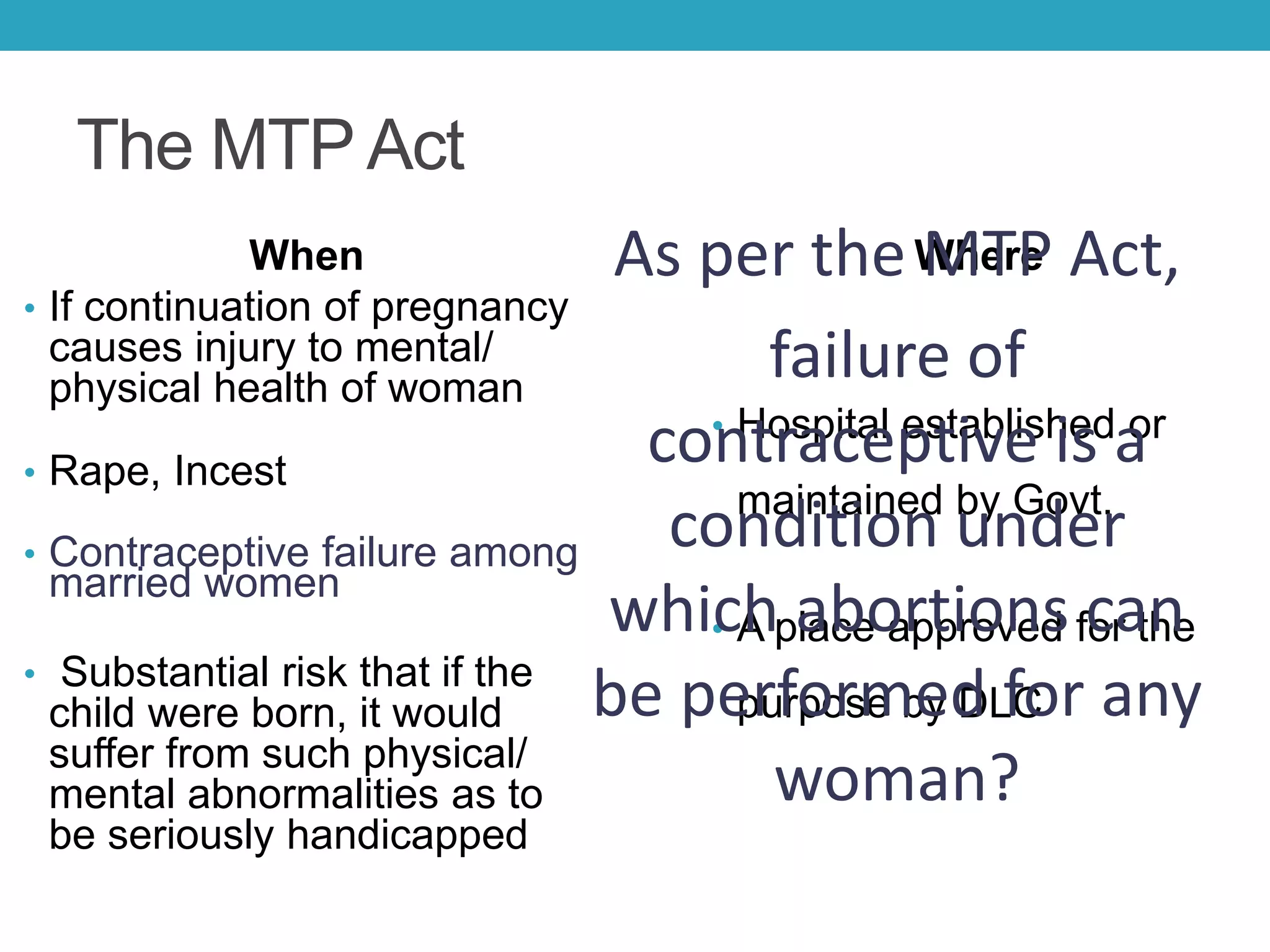 Abortion in India by Medha Gandhi | PDF