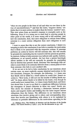Abortion And Infanticide | PDF