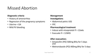 Abortion and postabortal care | PPTX