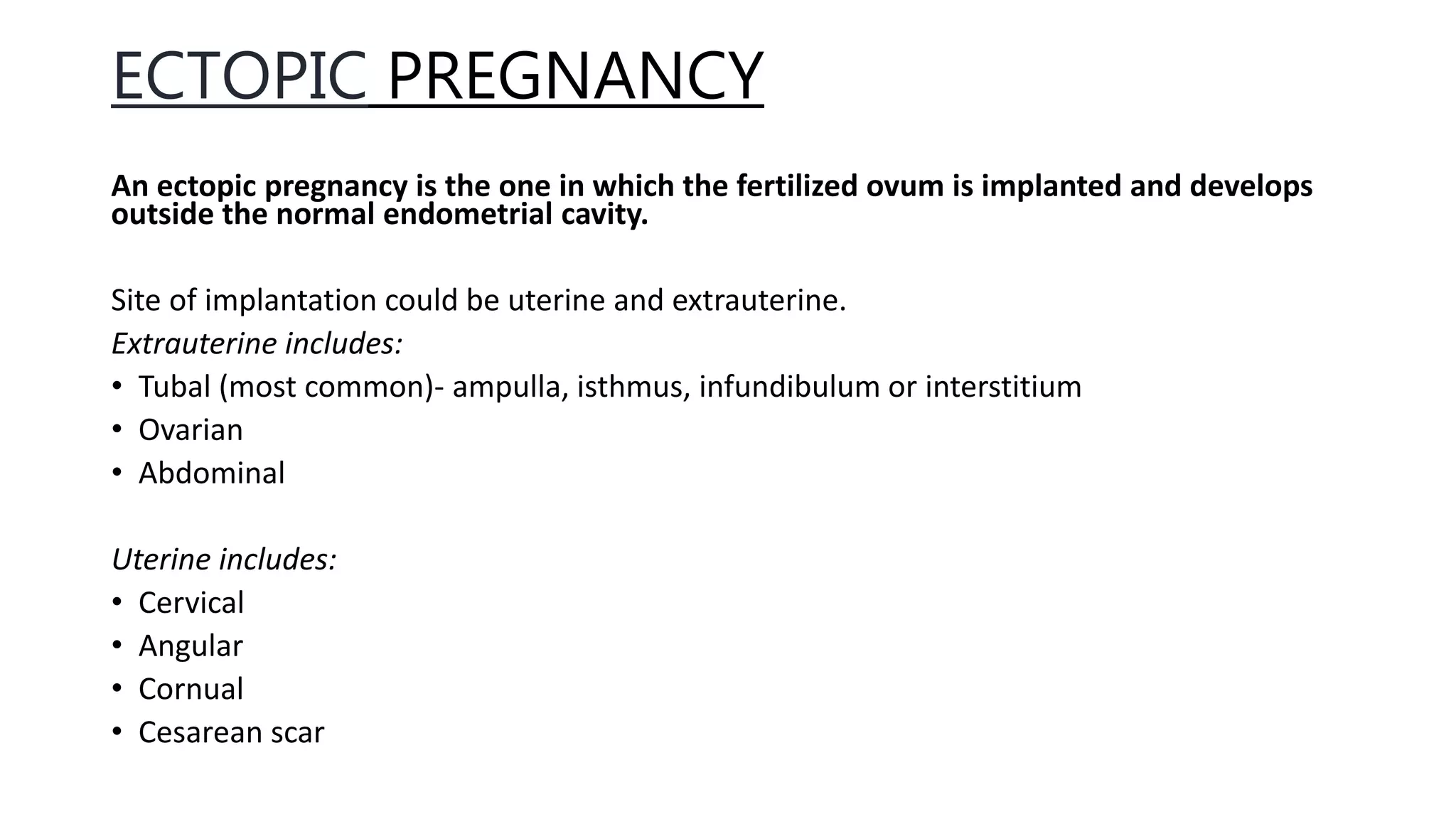 Abortion, ectopic pregnancy and gestational trophoblastic diseases | PPTX