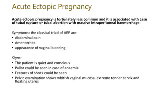Abortion, ectopic pregnancy and gestational trophoblastic diseases | PPTX
