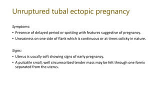 Abortion, ectopic pregnancy and gestational trophoblastic diseases | PPTX