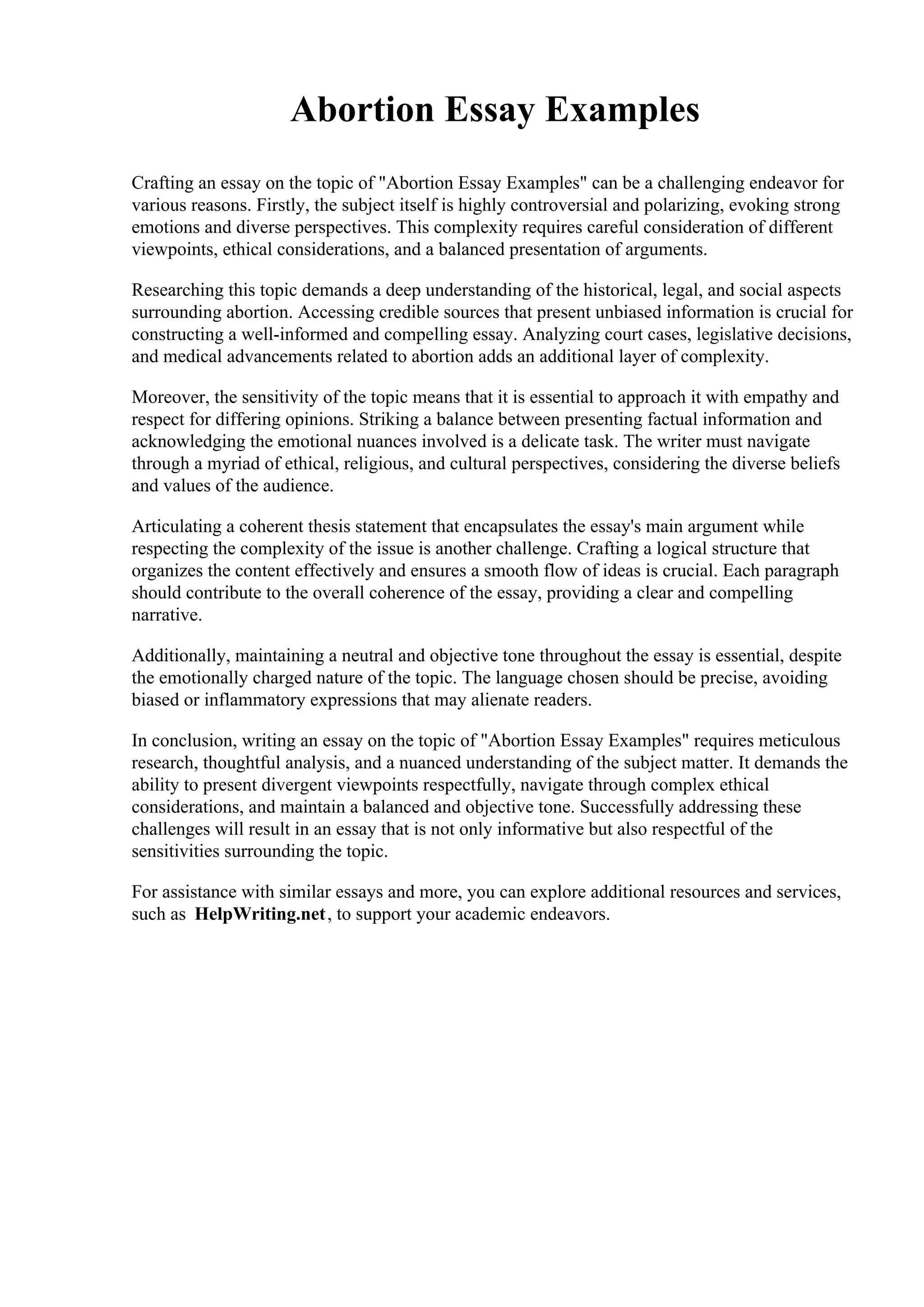 Abortion Essay Examples.pdf