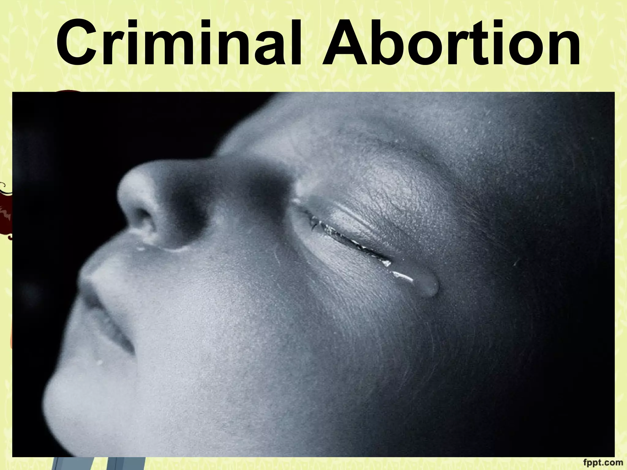 Abortion forensic medicine ppt | PPT