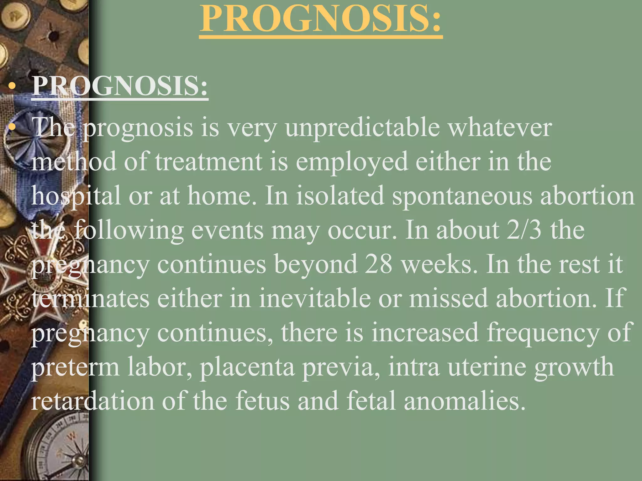 Abortion -Type and it's Management | PPTX