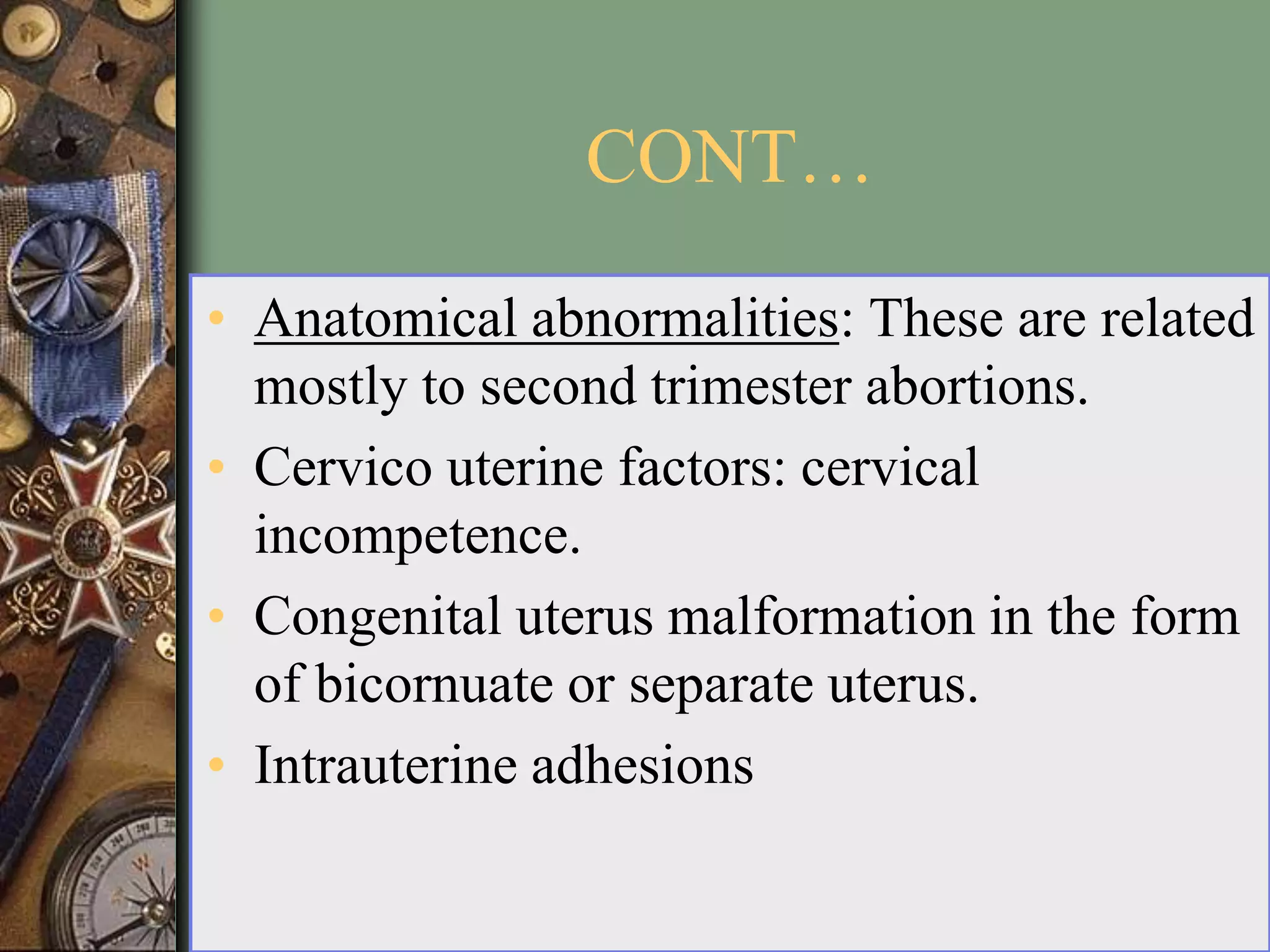 Abortion -Type and it's Management | PPTX