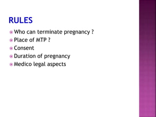 Abortion & mtp | PPTX