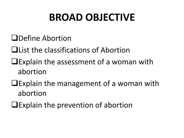 ABORTIONS.ppt
