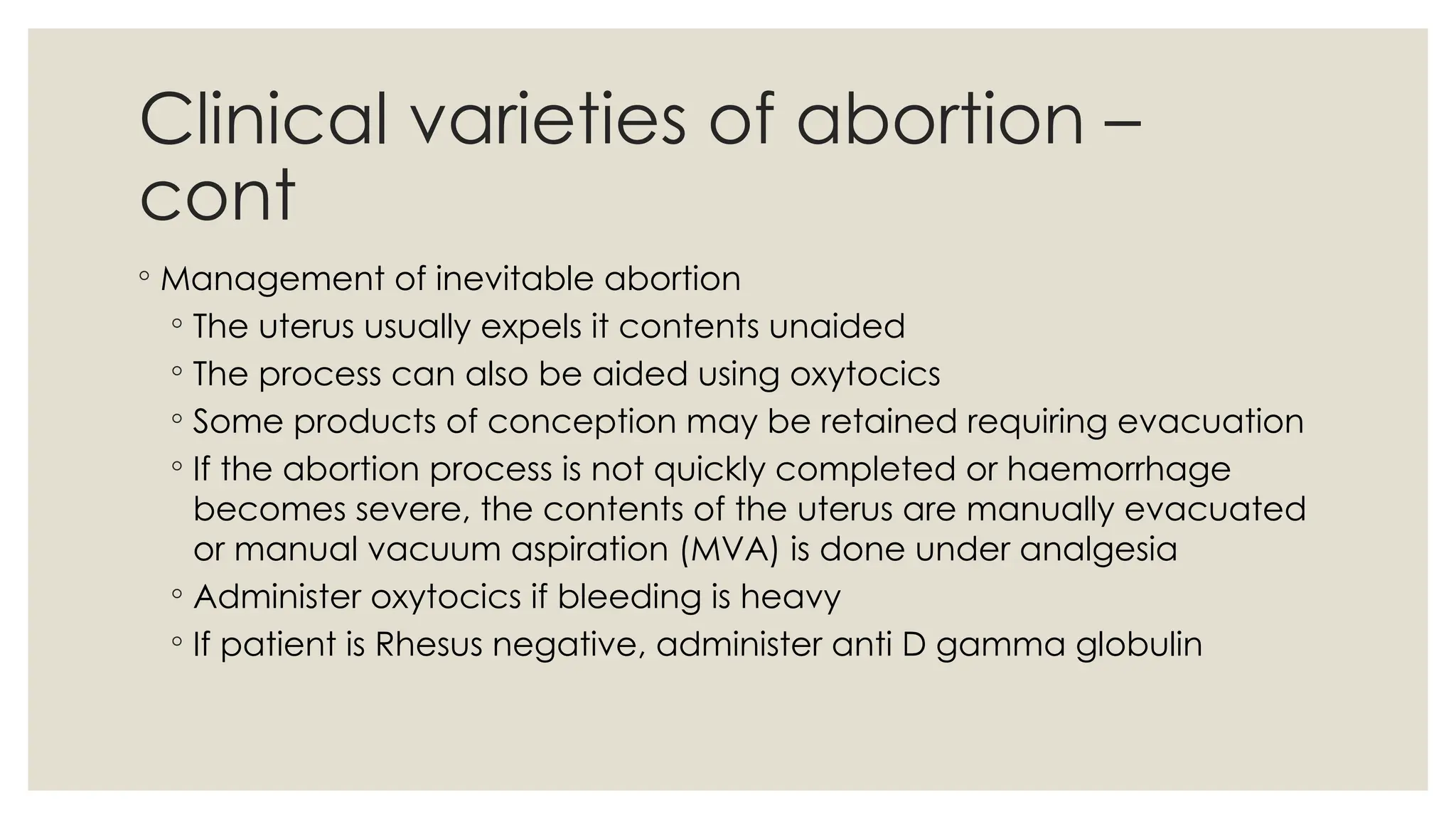 Bleeding in early pregnancy and types of abortions | PPTX