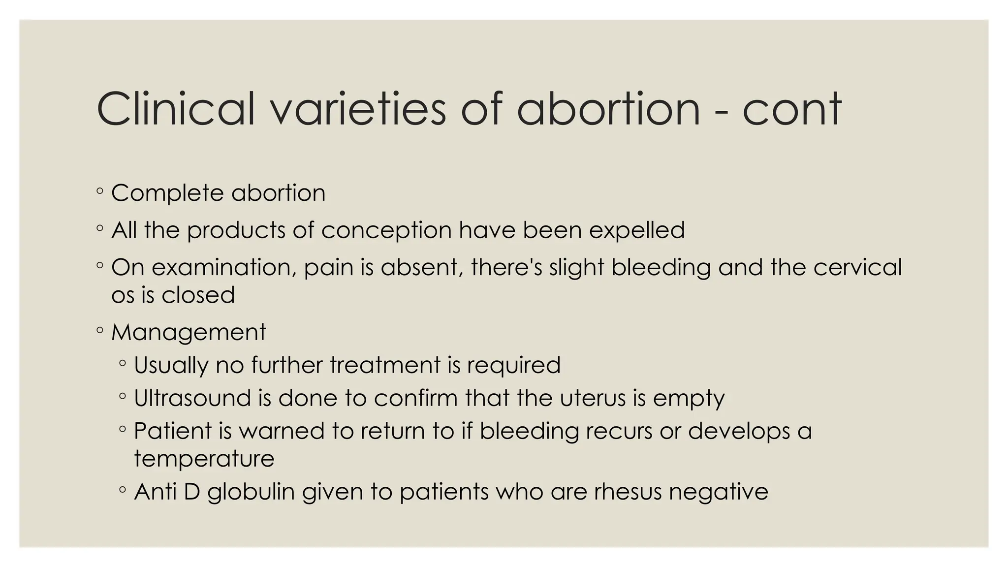 Bleeding in early pregnancy and types of abortions | PPTX