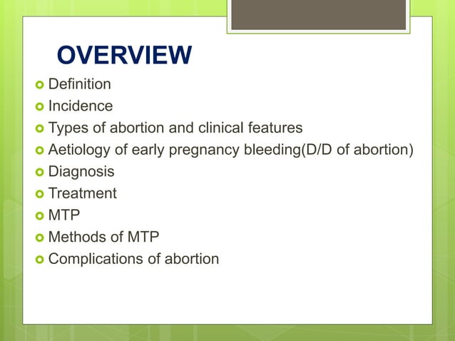 Abortions and Maternal Termination of Pregnancy ppt | PPTX | Pregnancy | Reproductive Health