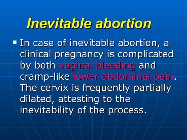 Types of Abortion | PPT | Pregnancy | Reproductive Health