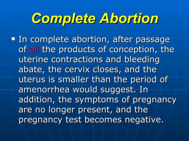 Types of Abortion | PPT | Pregnancy | Reproductive Health