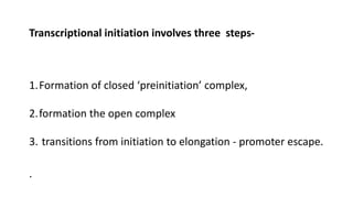 Abortive initiation | PPTX