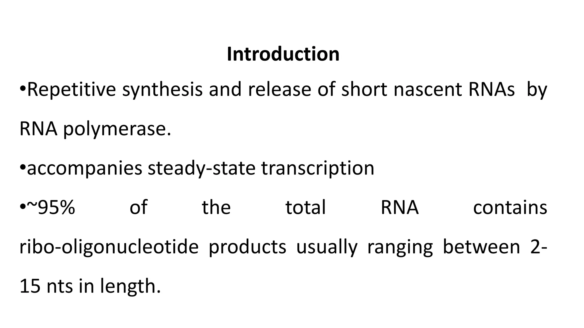 Abortive initiation | PPT