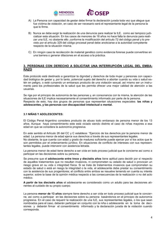 Protocolo de Abortos no punibles OSEP | PDF