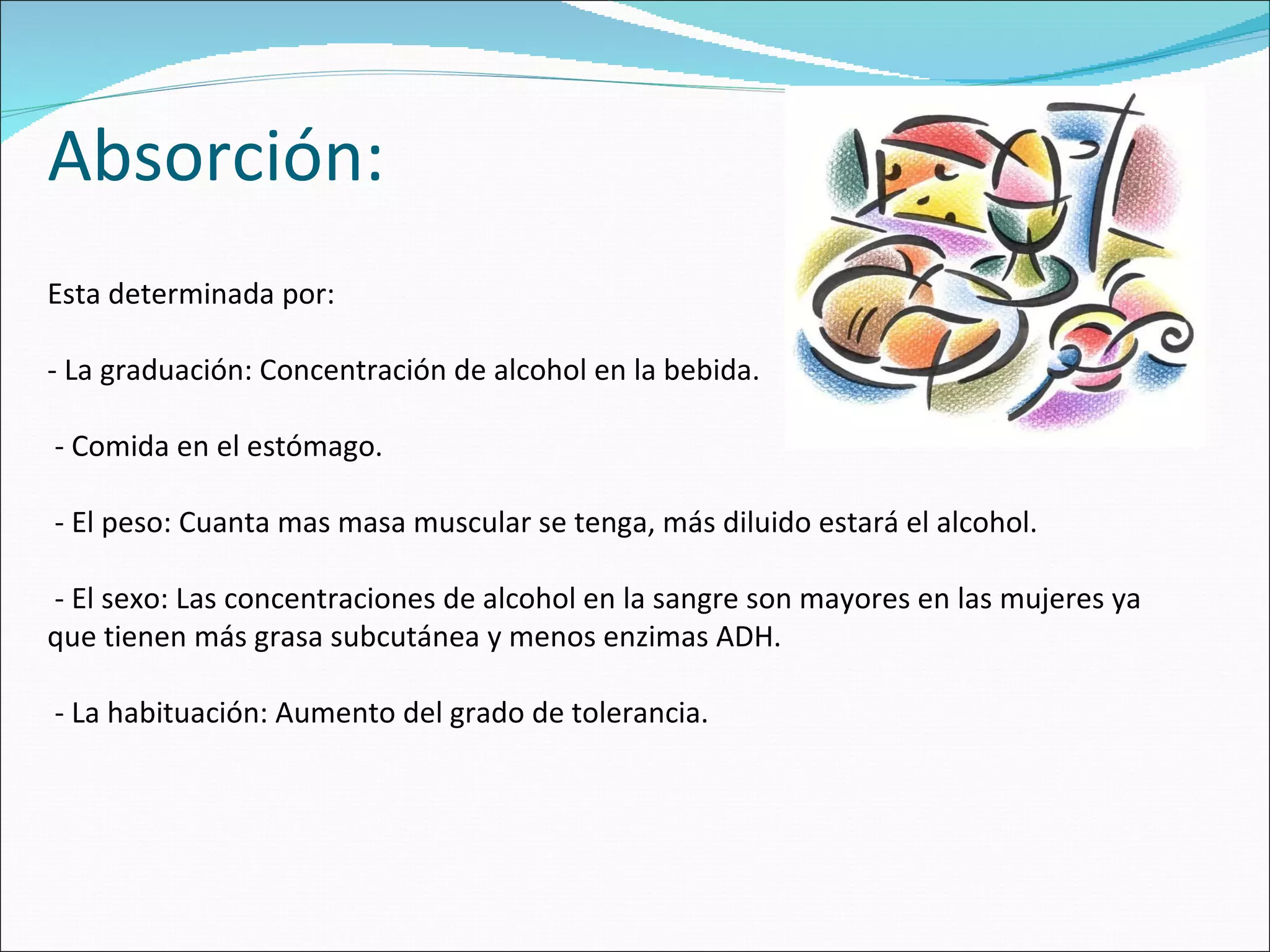 Absorción de alcohol | PPT