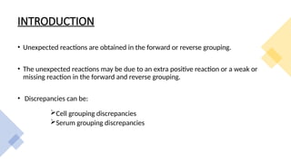 ABO subgroups & discrepancies RESOLUTION | PPTX