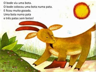 A bota do bode | PPTX
