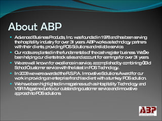 About ABP | PPT