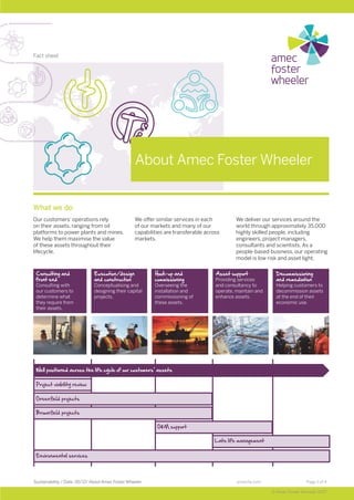 About amec-foster-wheeler | PDF
