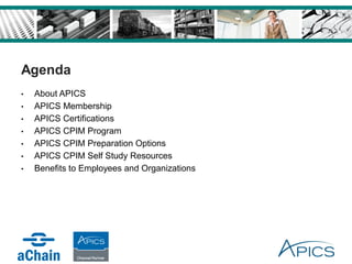 aChain - APICS - Apresentação APICS CPIM - (http://www.achain.com.br ...