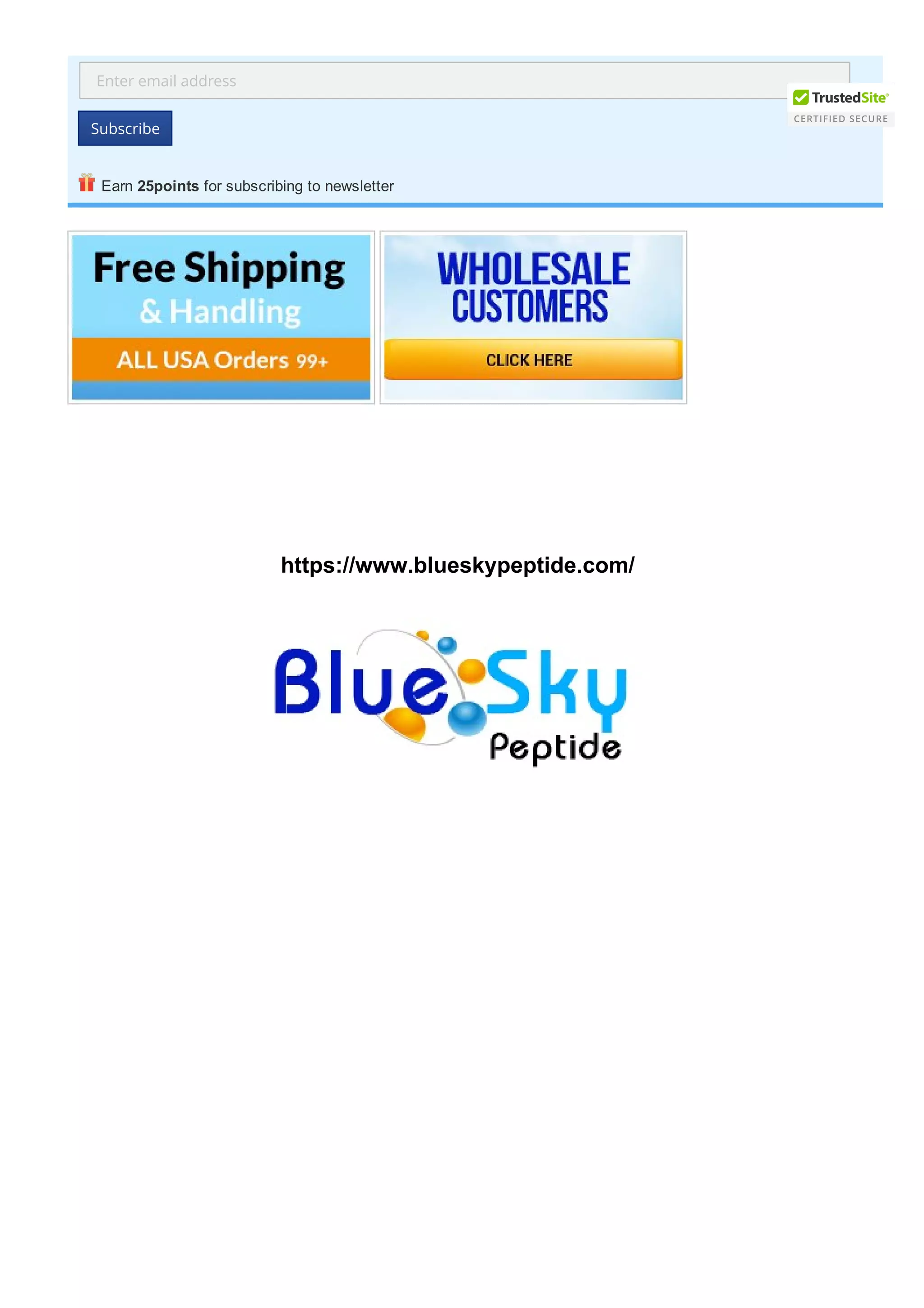 About blue sky peptides | PDF