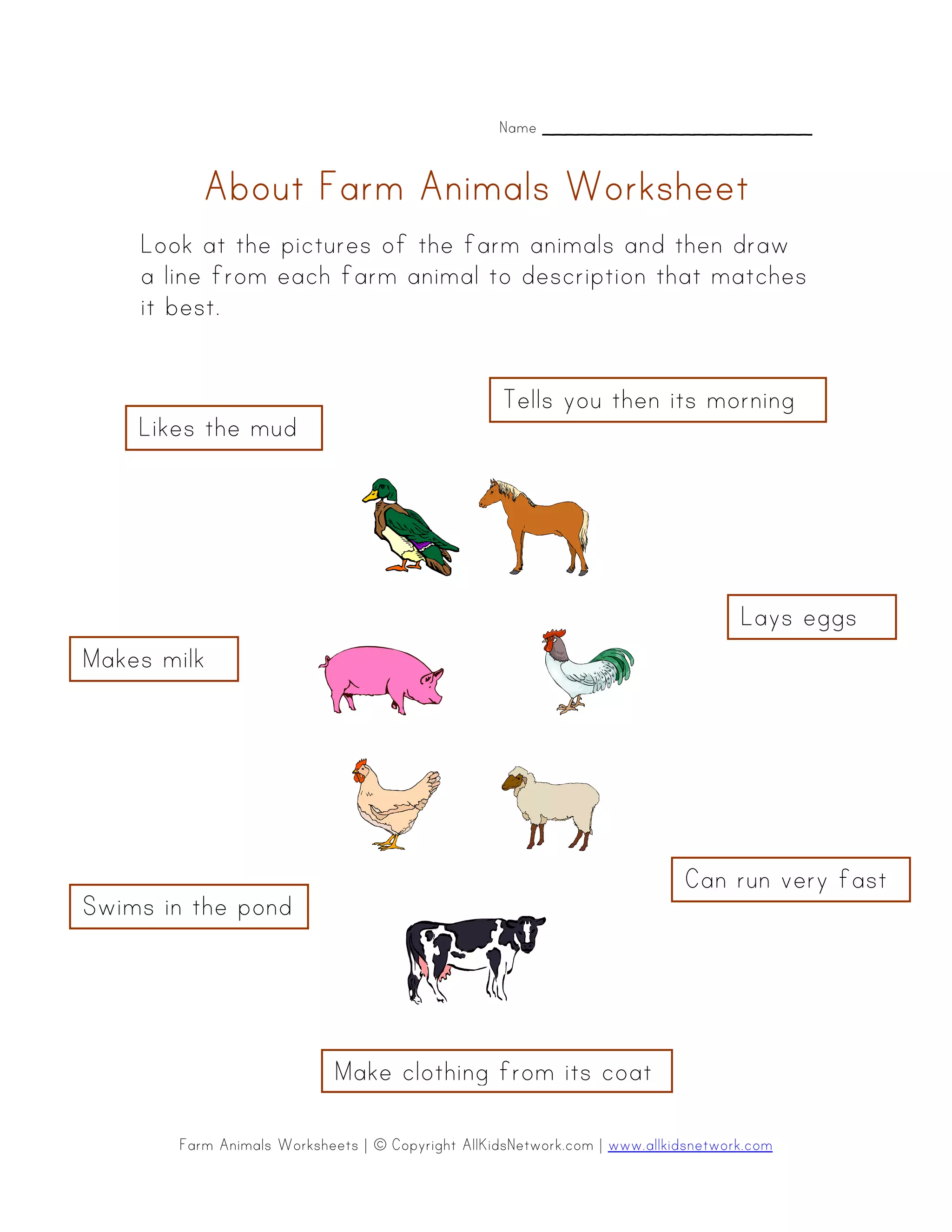 About farm-animals-worksheet | PDF