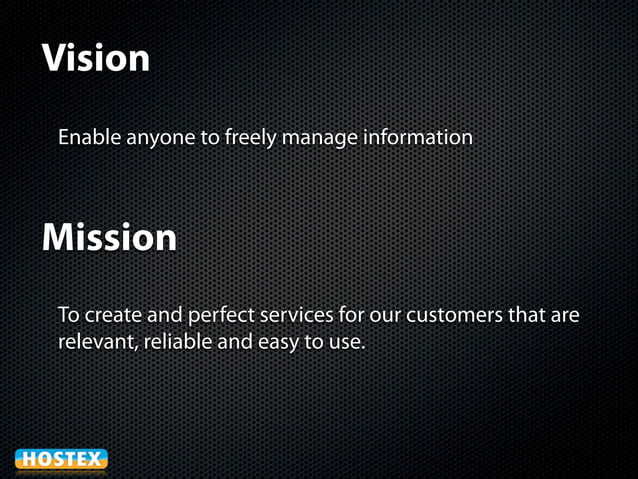 About HOSTEX | PPT