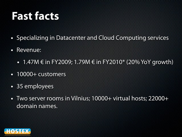 About HOSTEX | KEY | Web Hosting | Internet