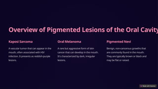 About-Kaposi-Sarcoma-Oral-Melanoma-and-Pigmented-Nevi-in-Oral-Medicine.pptx