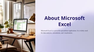 Introduction to Microsoft Excel software .pptx